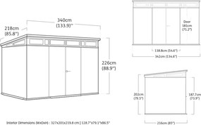 Zahradní domek SIGNATURE PENT 11x7