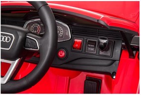 LEAN CARS Elektrické autíčko Audi RS Q8 LED MP3 dálkové ovládání červené