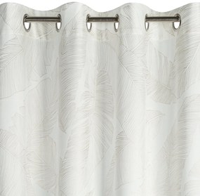 ZATEMŇOVACÍ ZÁVĚS NA KROUŽCÍCH LIMITED COLLECTION LUNA2 140X250 CM BÍLÁ