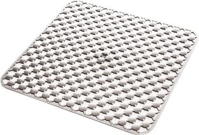 Aqualine Aqualine, GEO podložka do sprchového koutu 53x53cm s protiskluzovou úpravou, kaučuk. bílá, 97535302