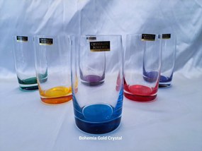 Barevné sklenice na vodu Ideal 250 ml, 6 ks