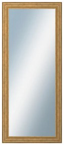 DANTIK - Zarámované zrcadlo - rozměr s rámem cca 60x140 cm z lišty HRAD zlatá patina (2822)