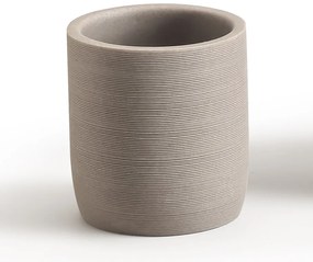 BISK Erga Riko, sklenice na zubní kartáčky na postavení, taupe, ERG-08576