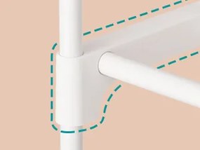 Botník Clarna 92 cm bílý
