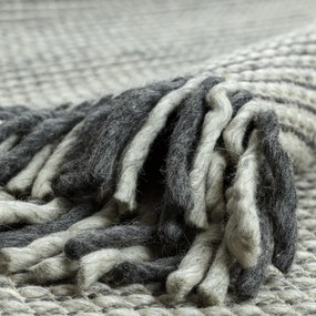 Dywany Łuszczów, Kusový koberec Tahar 99003F cream/grey, 90x150, béžová, ložnice
