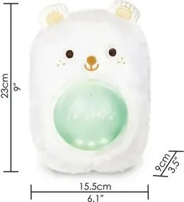 Hape Hrací plyšový uspávací medvídek Bobo / od 0 měsíců