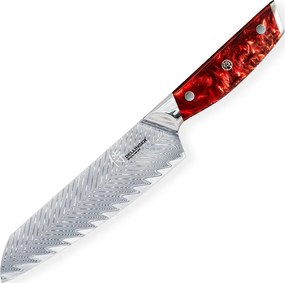 Nůž Dellinger Santoku Red 170 mm Resin Future [6340563]