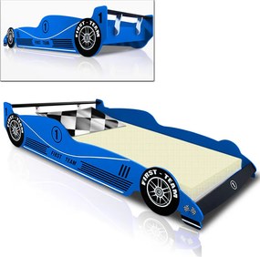 Dětská postel Formule 1 modrá