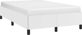 Rám postele bez matrace bílý 120x190 cm umělá kůže 3269646