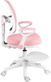 Dětská rostoucí židle Neoseat JUNI 020 — látka, pratelný potah, růžová