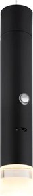 Globo 16060 - LED Stm dotyk nabíjecí svítidlo 2v1 PELO LED/2W/230/5V černá