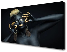 Obraz na plátně Žena Barva Člověk 100x50 cm