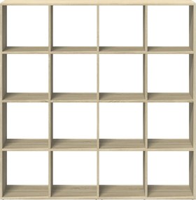 Knihovna dub sonoma 137,5 x 29 x 137,5 cm kompozitní dřevo 3310291