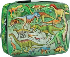 EUROGRAPHICS Puzzle Dinosauři ve svačinovém boxu / 100 dílků / 48 x 33