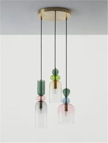 Závěsné svítidlo NOVA LUCE MURANO E14 9009237 bez žárovky