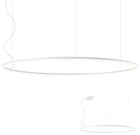 Redo 01-1718 závěsné LED stmívatelné svítidlo Orbit pískově bílá, 110W, 3000K, ø150cm