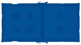 Podušky na zahradní židle 6 ks Dekorhome Tmavě modrá