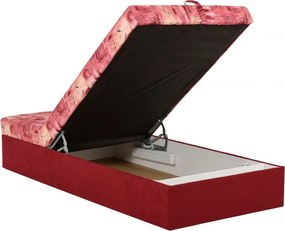 Polohovací válenda Alex, 200x90, červená (č.203/47 matrace B do 120kg)