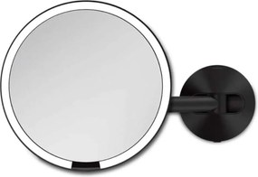 Simplehuman - Kosmetické nástěnné zrcátko s LED osvětlením, černá ST3065