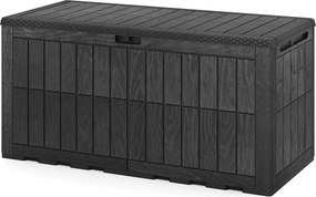 Costway Úložný box odolný proti povětrnostním vlivům 455 L venkovní – šedá