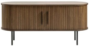 Designový TV stolek Vasiliy 120 cm kouřový dub
