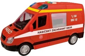 MaDe 10857 - Hašičská dodávka na setrvačník se zvukem