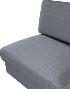 Potah na neskládací křeslo IKEA Kivik barva šedá látka pletený vzor