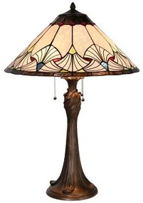 Stolní lampa Tiffany TRIANGLE Clayre &amp; Eef 5LL-5394