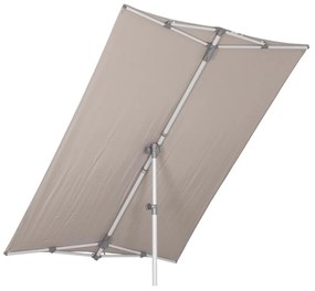 Slunečník SUNCOMFORT Flex Roof 210 x 150 cm šedo-béžová