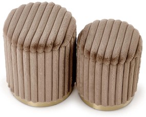 Sada 2 ks taburetů Fido cappuccino