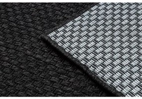 Dywany Luszczow Kusový koberec TIMO 6272 SISAL venkovní černý Rozměr koberce: 60 x 100 cm