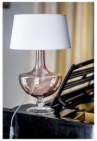 4concepts Designová stolní lampa OXFORD TRANSPARENT COPPER Barva: Bílá