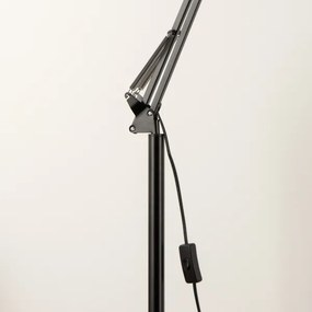 Brilagi - Flexibilní stojací lampa TASKER 1xE27/60W/230V 184 cm černá