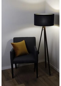 Stojací lampa STANDART 1xE27/60W/230V černá/wenge