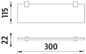 Nimco Police bez ohrádky, 30 cm BR 11091B-30-26