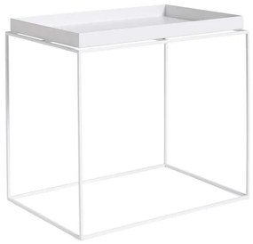 HAY Stolek Tray Side Table Rectangular 40x60, white