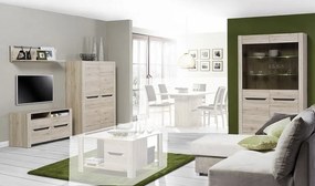 Casarredo - Komfort nábytek Obývací stěna, sestava DESJO SET1 dub sanremo/hnědá  (02+04+21+32)