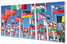 akrylový obraz Vlajka 100x50 cm