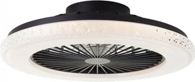 Brilliant G60040/06  Stmívatelné LED svítidlo BADRIA &amp; reverzní VENTILÁTOR + funkce LED