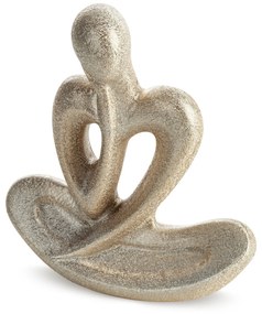 EUROFIRANY DEKORAČNÍ SOŠKA LADY 20X7X22 CM ŠAMPAŇSKÁ