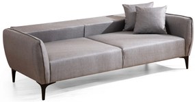 Hanah Home Třímístná pohovka BELISSIMO světle šedá 220 cm 560ARE1360