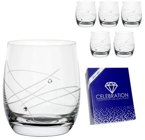 Celebration Crystals modern Globo 350 ml 6 ks