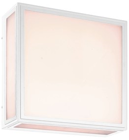 Mantra 7056 Bachelor, stropní venkovní svítidlo, 14W LED 3000K, bílá, 22x22cm, IP65