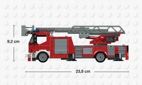 BRIXIES Plus 222.714 Hasičský vůz s otočným žebříkem