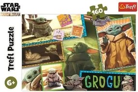 Trefl - Puzzle - Star Wars Mandalorian: Grogu / 160 dílků / 41 x 27.5