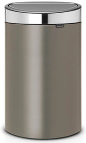 Brabantia Koš Touch Bin NEW 40L platinová mat víko