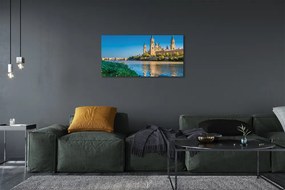 Obrazy na plátně Španělsko Katedrála řeky 100x50 cm