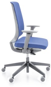 ProfiM - Kancelářská židle LIGHT UP 230 SL světle šedá s čalouněným opěrákem