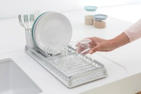 Brabantia SINK SIDE Odkapávač na nádobí střední 20x46,3x12,6 cm - světle šedá