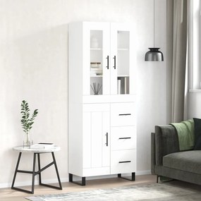 Skříň highboard bílá 69,5 x 34 x 180 cm kompozitní dřevo 3198681